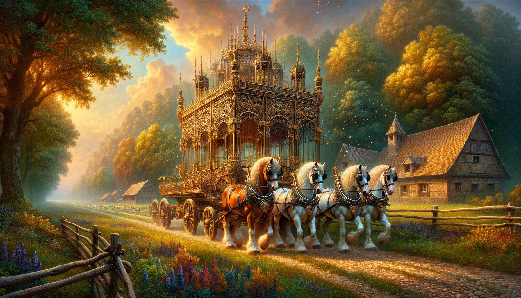 Book 2 Chapter 6 - The Royal Cage Cart - Gilderwood | Royal Road