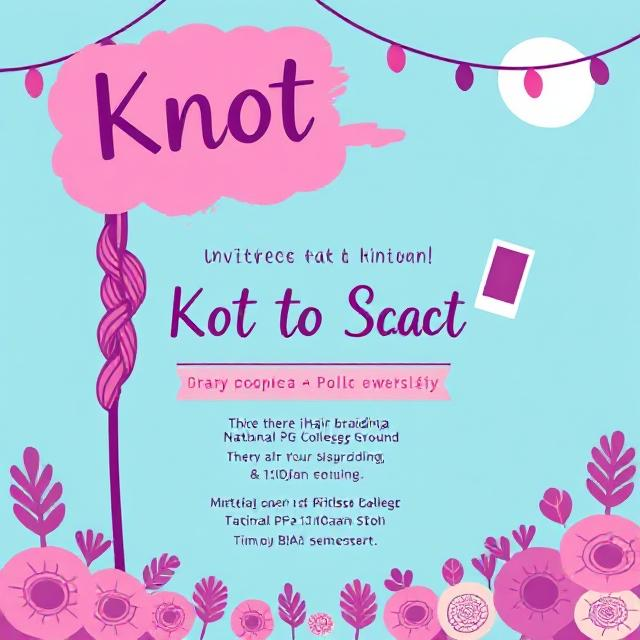 Knot So Basic Stall Poster