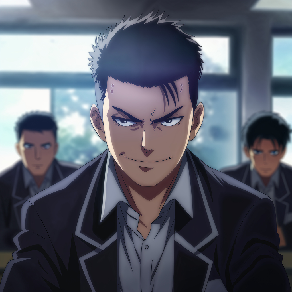 Anime enemy bully boy