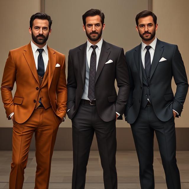 Elegant Suit Trio