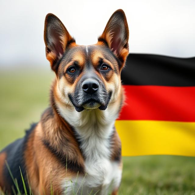 German Flag Dog