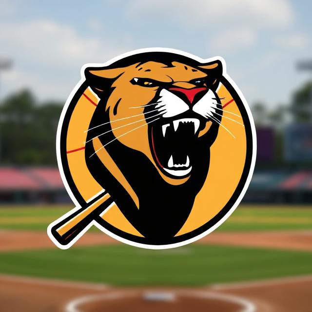 Panther Baseball Logo