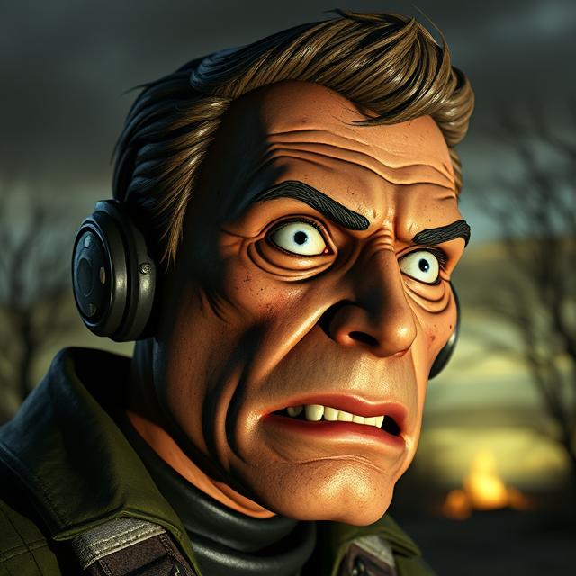 Post-apocalyptic TV Head