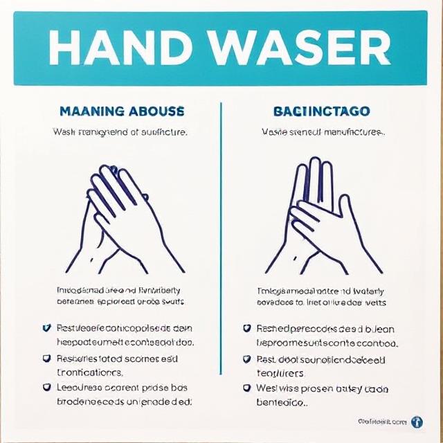 Handwashing Poster in English and Spanish