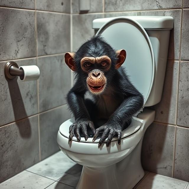 Toilet Guardian Monkey