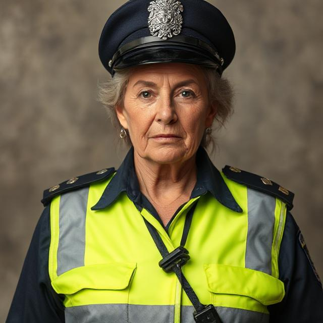 Strict Policewoman