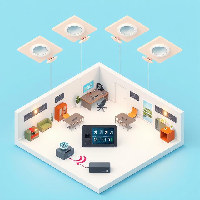 Background Music (BGM) System Illustration