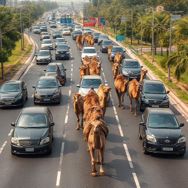 Camel Traffic Jam