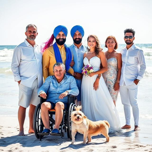 Family Beach Portrait