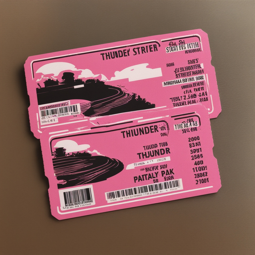 Thunder Striker Theme Park Ticket