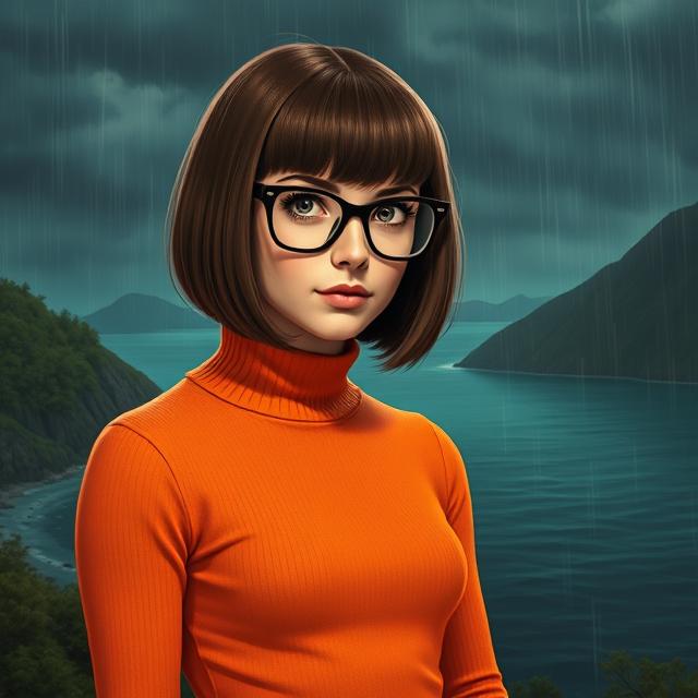 Velma Dinkley on Isla Sorna