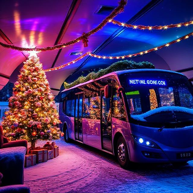 Christmas Party Bus
