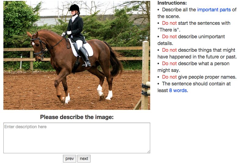 Microsoft COCO Captions: Data Collection and Evaluation Server | DeepAI