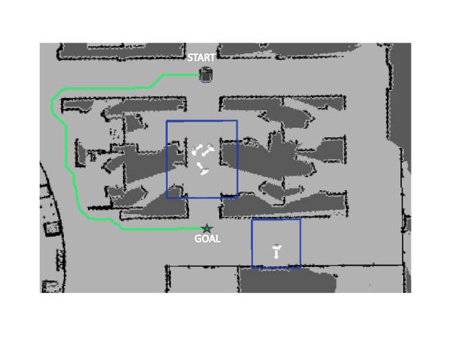 Context Aware Robot Navigation Using Interactively Built Semantic Maps