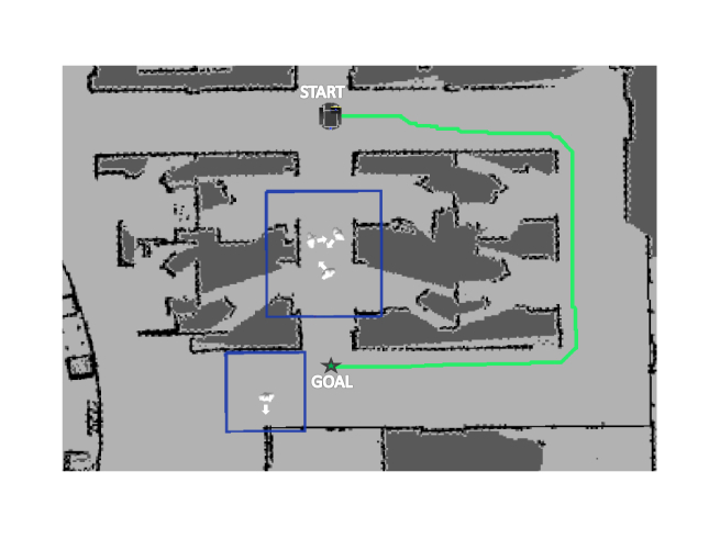 Context Aware Robot Navigation Using Interactively Built Semantic Maps