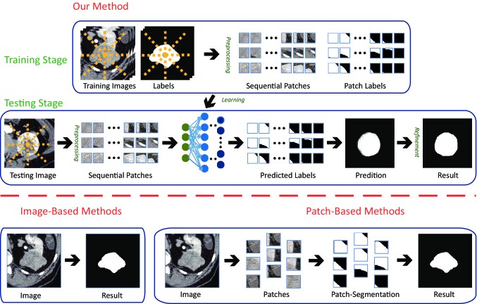 Interactive Medical Image Segmentation Via Point Based Interaction And Sequential Patch Learning