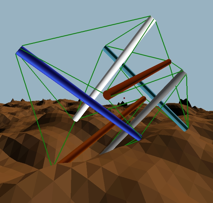 Adaptive Tensegrity Locomotion on Rough Terrain via Reinforcement Learning | DeepAI