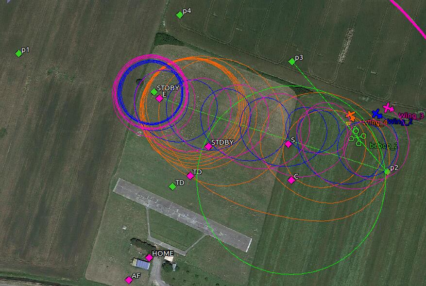 Collaborative target-tracking control using multiple autonomous fixed-wing UAVs with constant ...