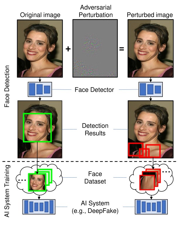 Hiding Faces in Plain Sight: Disrupting AI Face Synthesis with ...