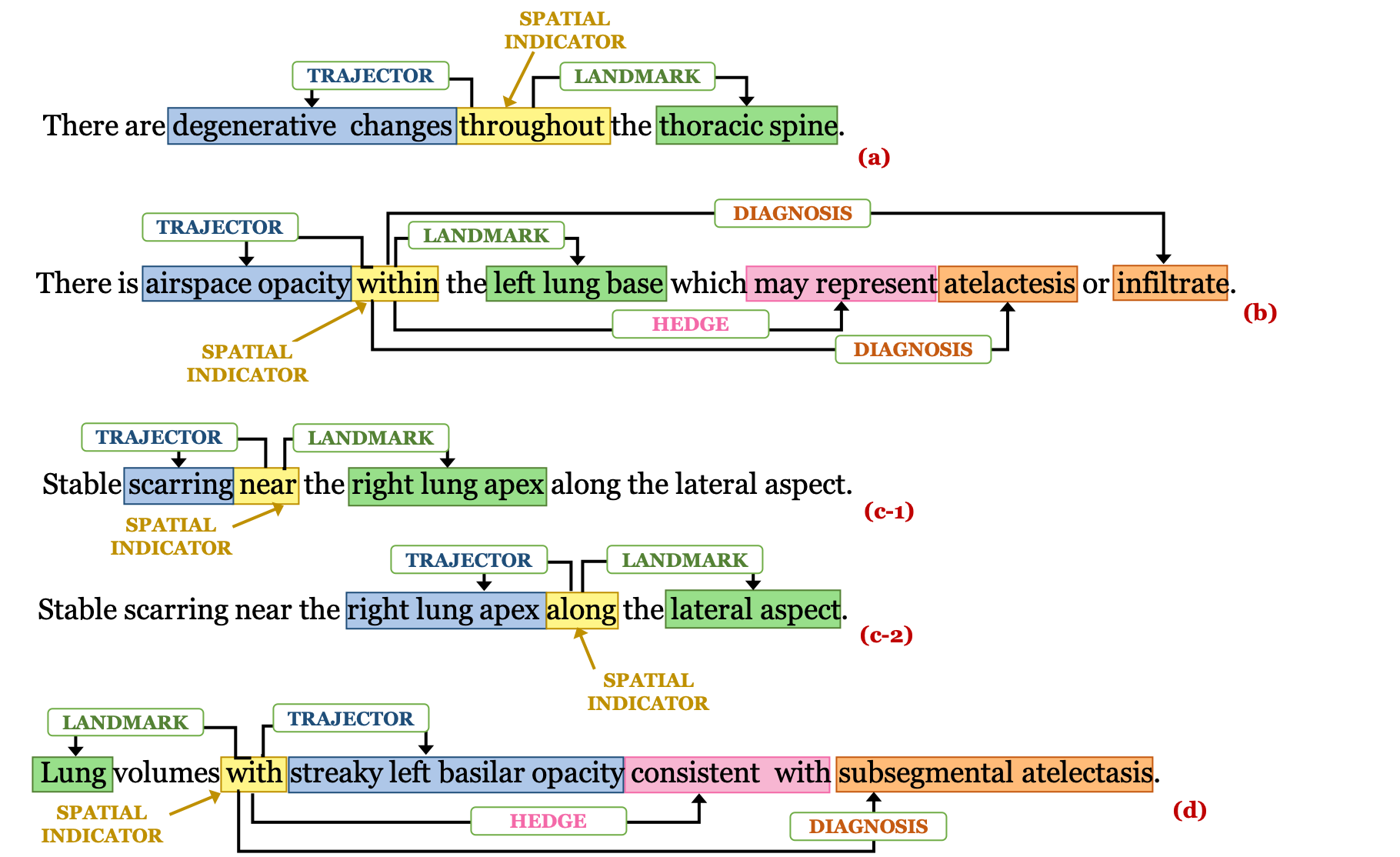 Understanding Spatial Language In Radiology Representation Framework Annotation And Spatial