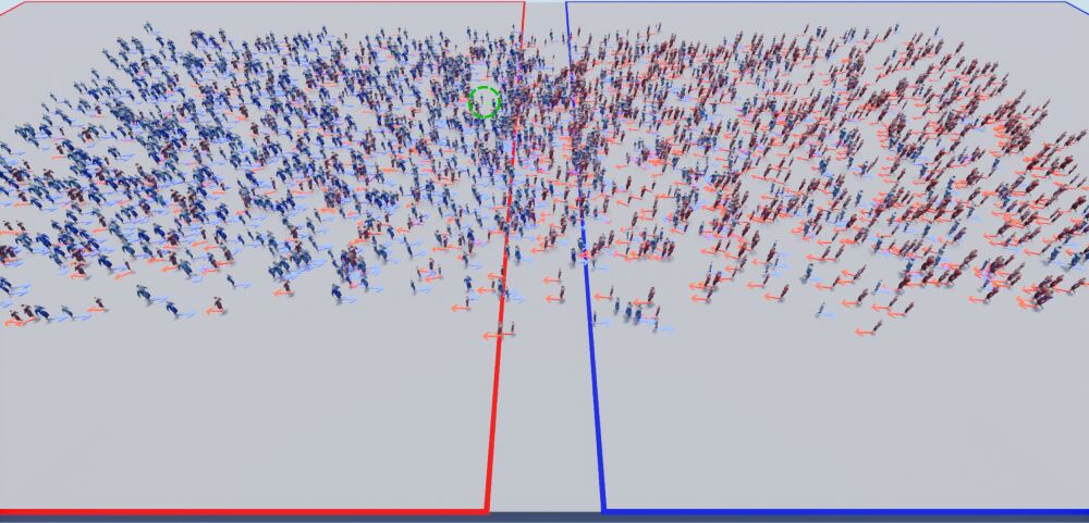 Fast Simulation of Crowd Collision Avoidance | DeepAI