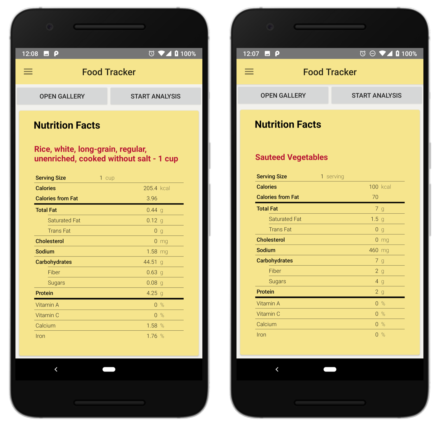 Foodtracker A Real Time Food Detection Mobile Application By Deep
