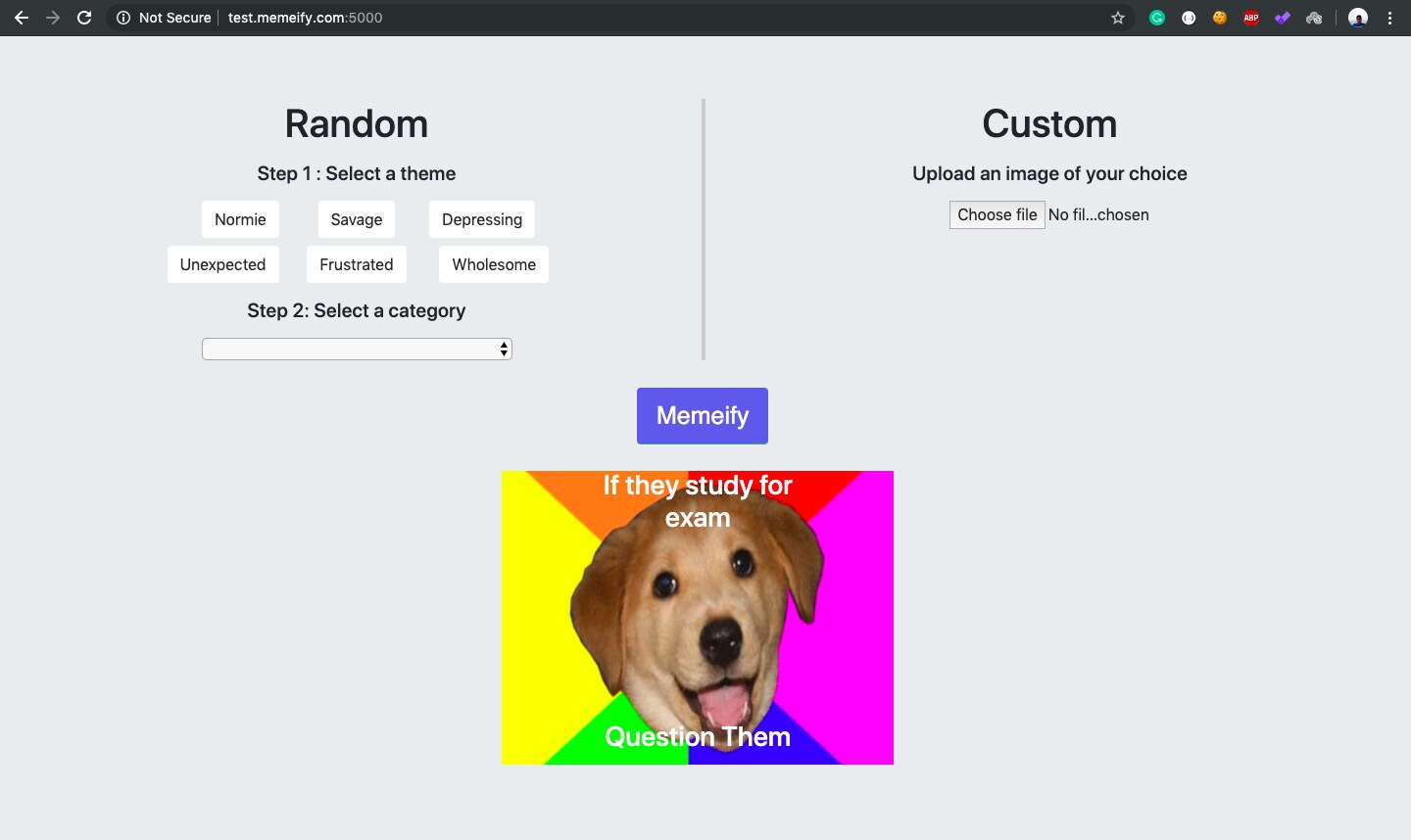 Memeify: A Large-Scale Meme Generation System | DeepAI