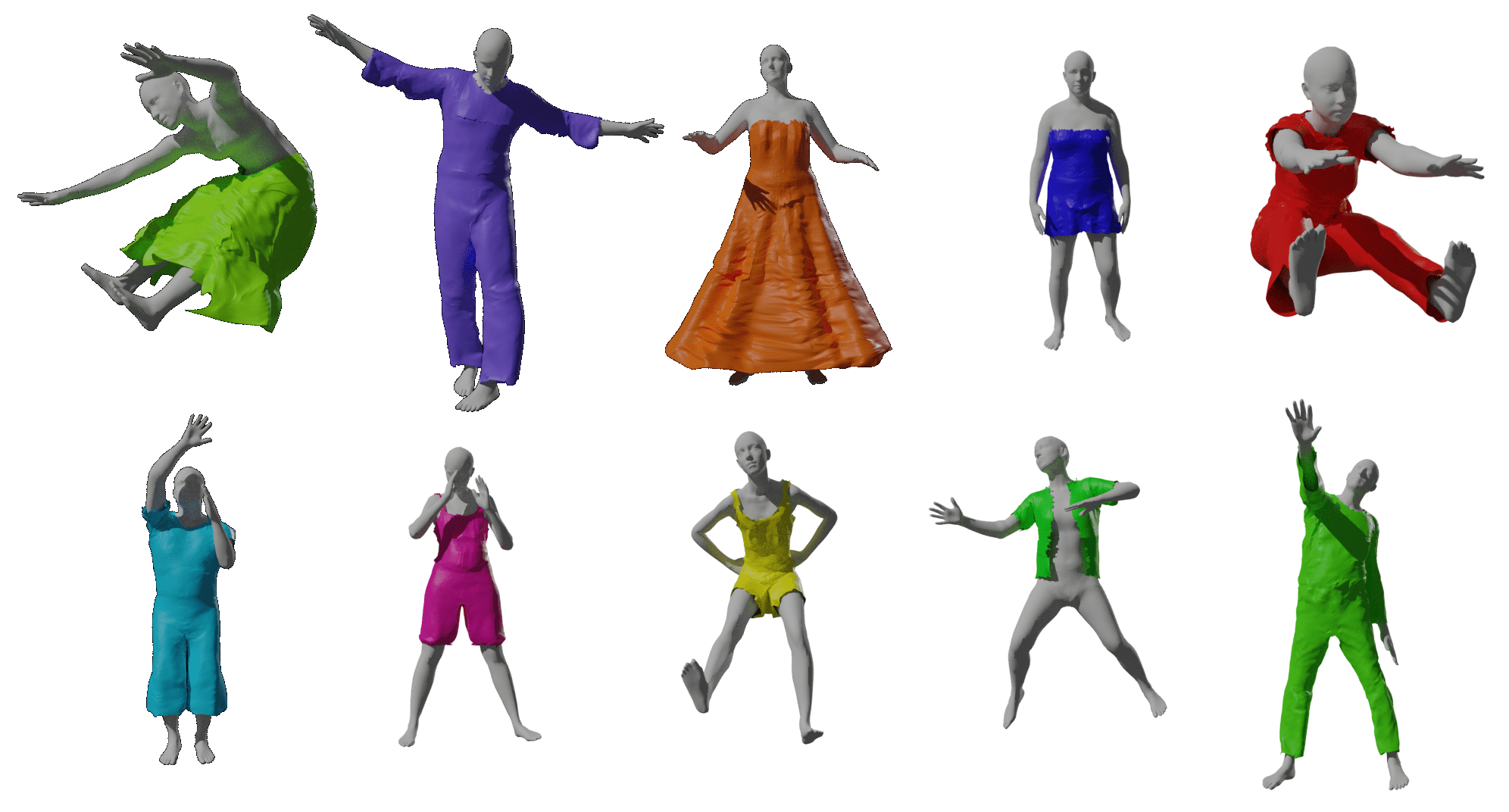 CLOTH3D: Clothed 3D Humans | DeepAI