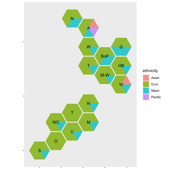 Stylised Choropleth Maps for New Zealand Regions and District Health ...
