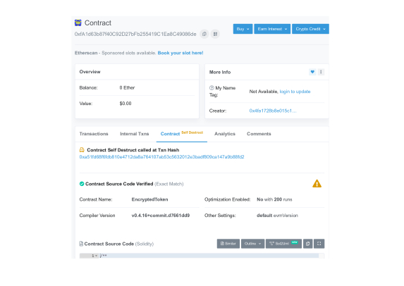 Why Do Smart Contracts Self-Destruct? Investigating the Selfdestruct ...