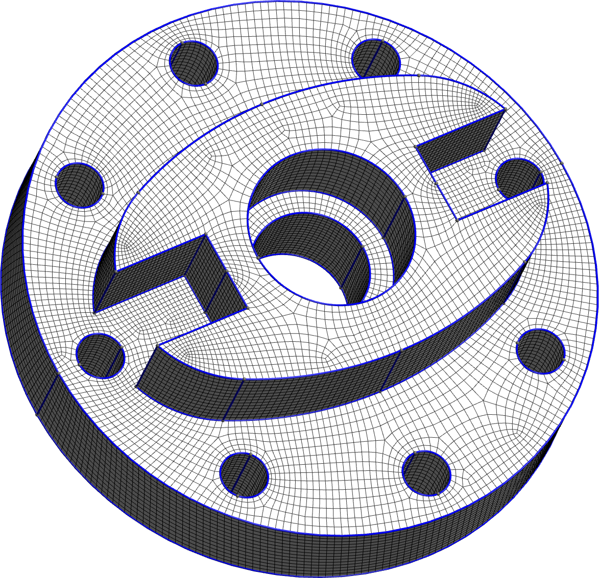 Generation of High-Order Coarse Quad Meshes on CAD Models via Integer ...