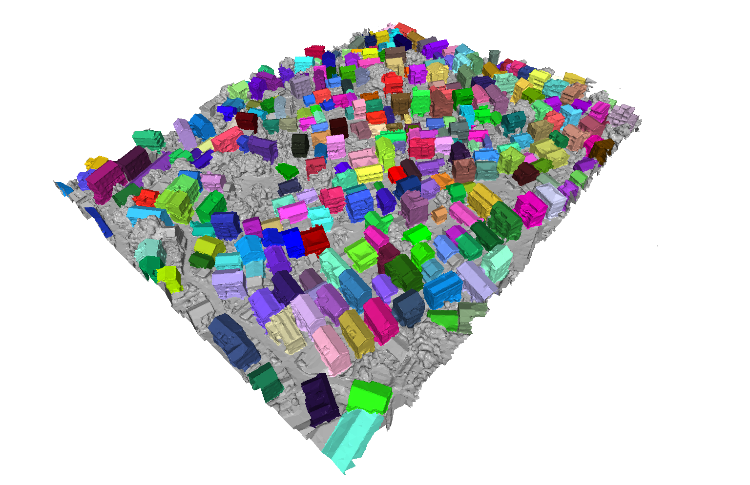 3D Instance Segmentation of MVS Buildings | DeepAI