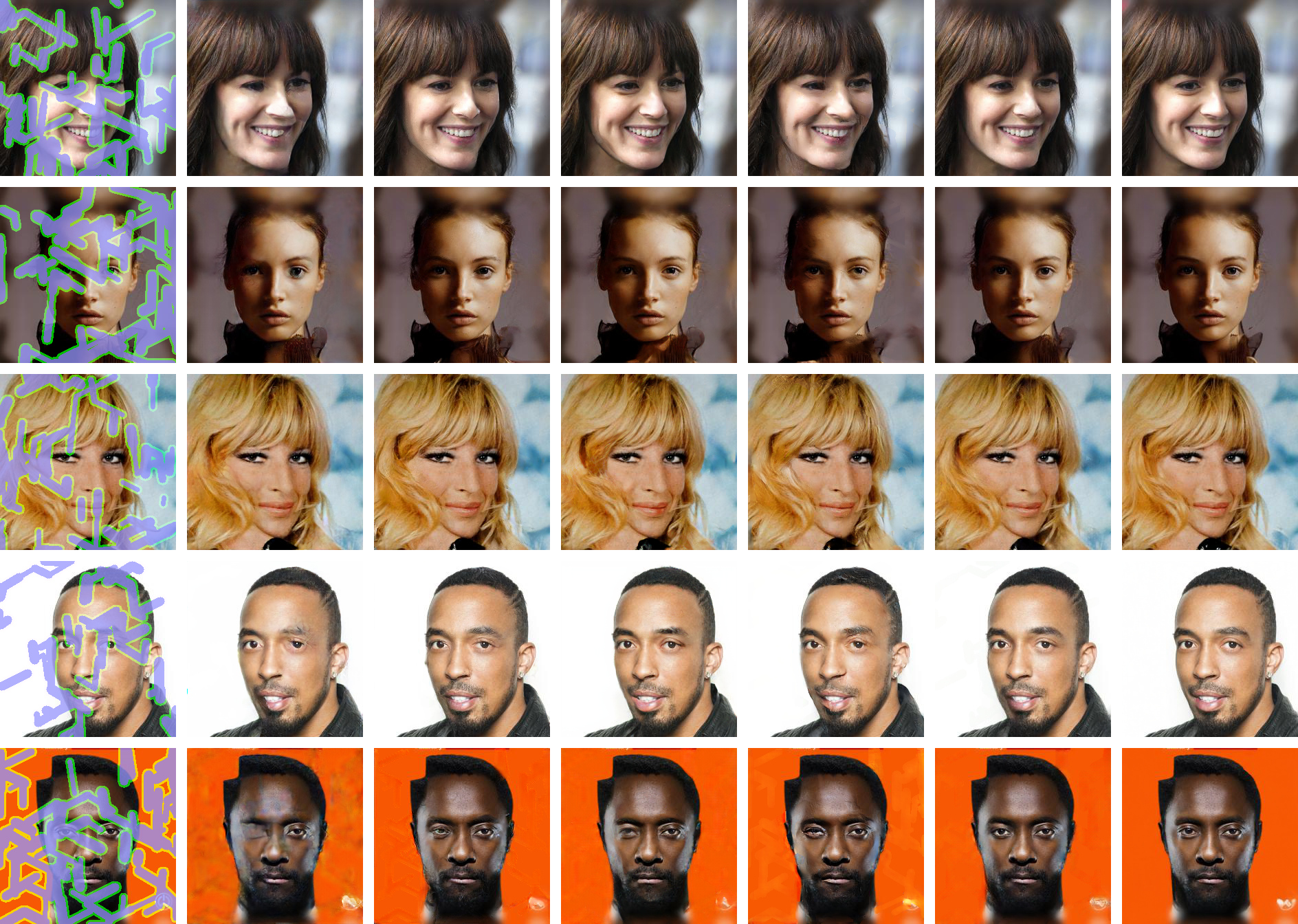 RePaint: Inpainting using Denoising Diffusion Probabilistic Models | DeepAI