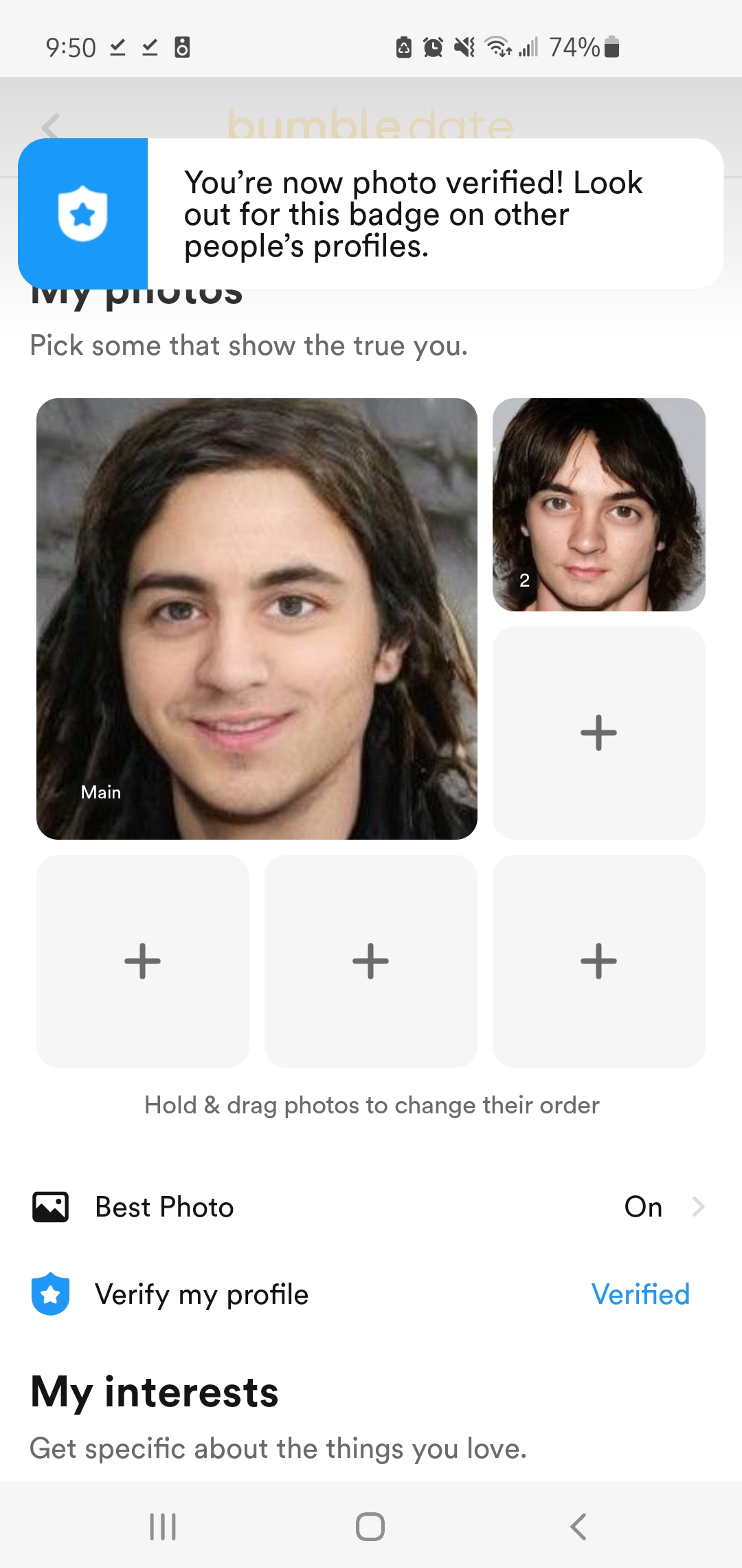 Face Verification Bypass | DeepAI