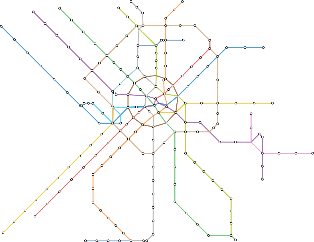 Shape-Guided Mixed Metro Map Layout | DeepAI
