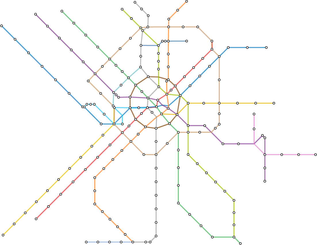 Shape-Guided Mixed Metro Map Layout | DeepAI