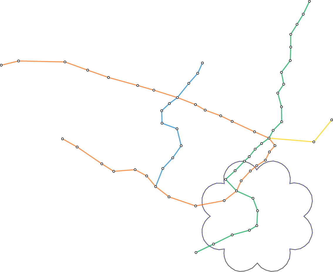 Shape-Guided Mixed Metro Map Layout | DeepAI
