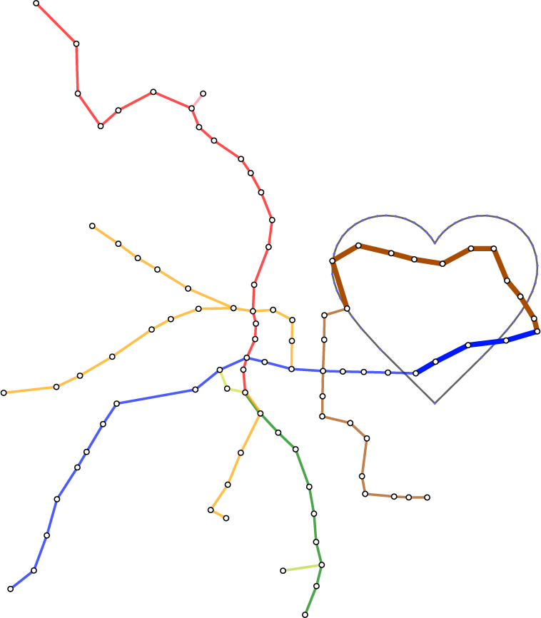 Shape-Guided Mixed Metro Map Layout | DeepAI