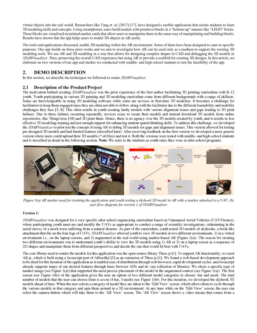 3DARVisualizer: Debugging 3D Models using Augmented Reality | DeepAI