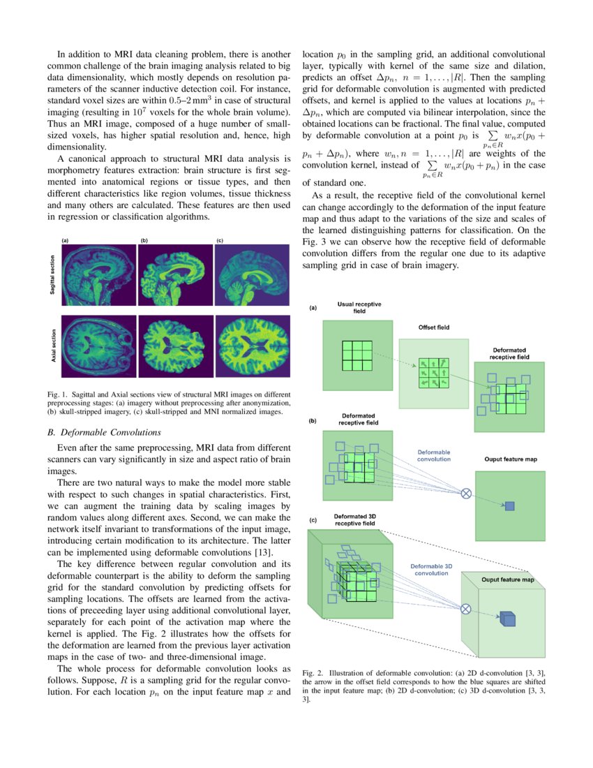 3D Deformable Convolutions for MRI classification | DeepAI
