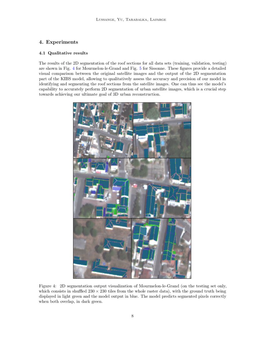 3d Detection Of Roof Sections From A Single Satellite Image And Application To Lod2 Building