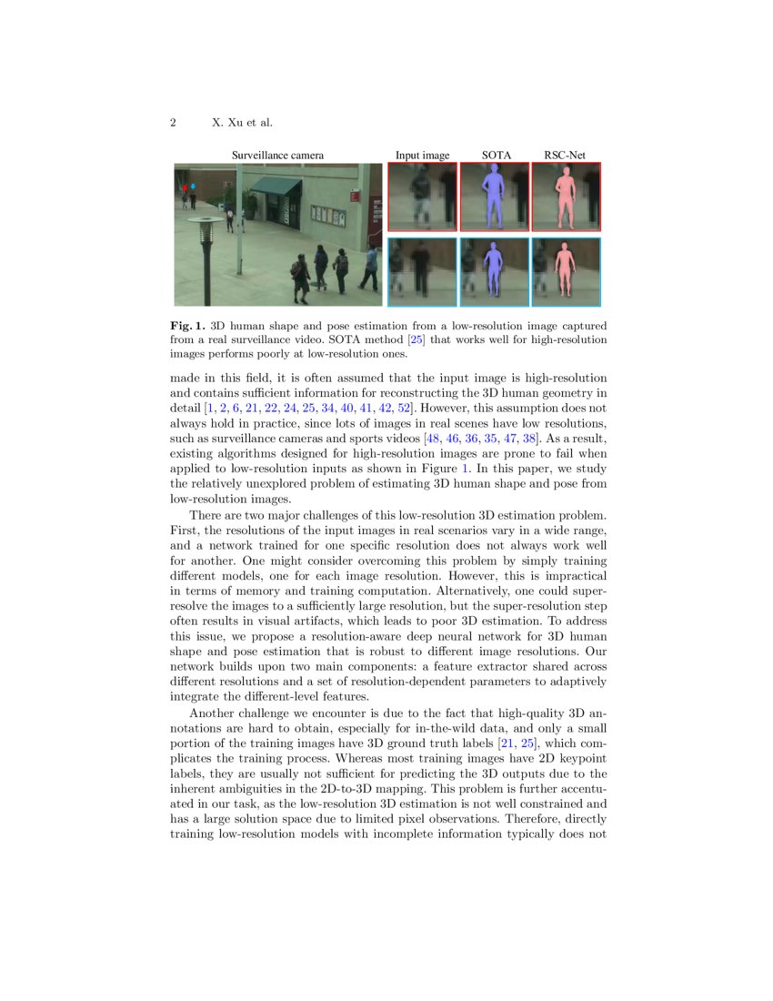 3D Human Shape and Pose from a Single Low-Resolution Image with Self-Supervised Learning | DeepAI