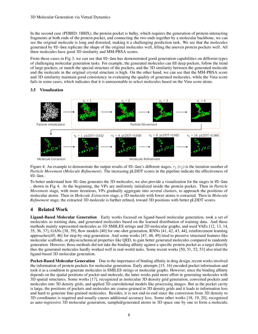 3D Molecular Generation via Virtual Dynamics | DeepAI