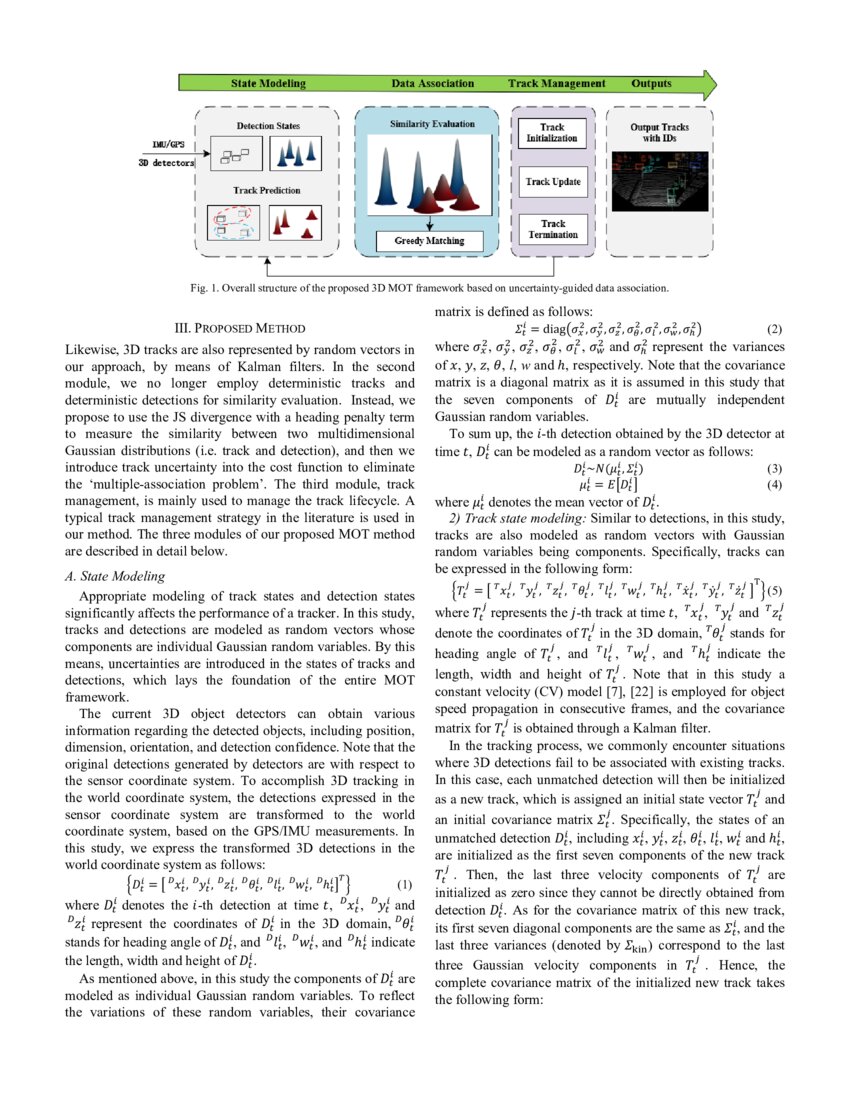 3D Multi-Object Tracking Based on Uncertainty-Guided Data Association ... 3D Multi-Object Tracking Based on Uncertainty-Guided Data Association ...