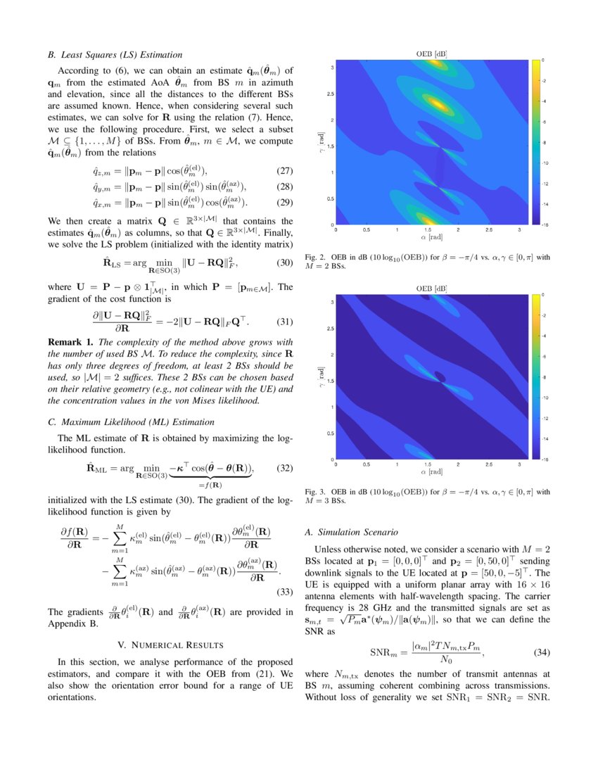 3D Orientation Estimation with Multiple 5G mmWave Base Stations | DeepAI