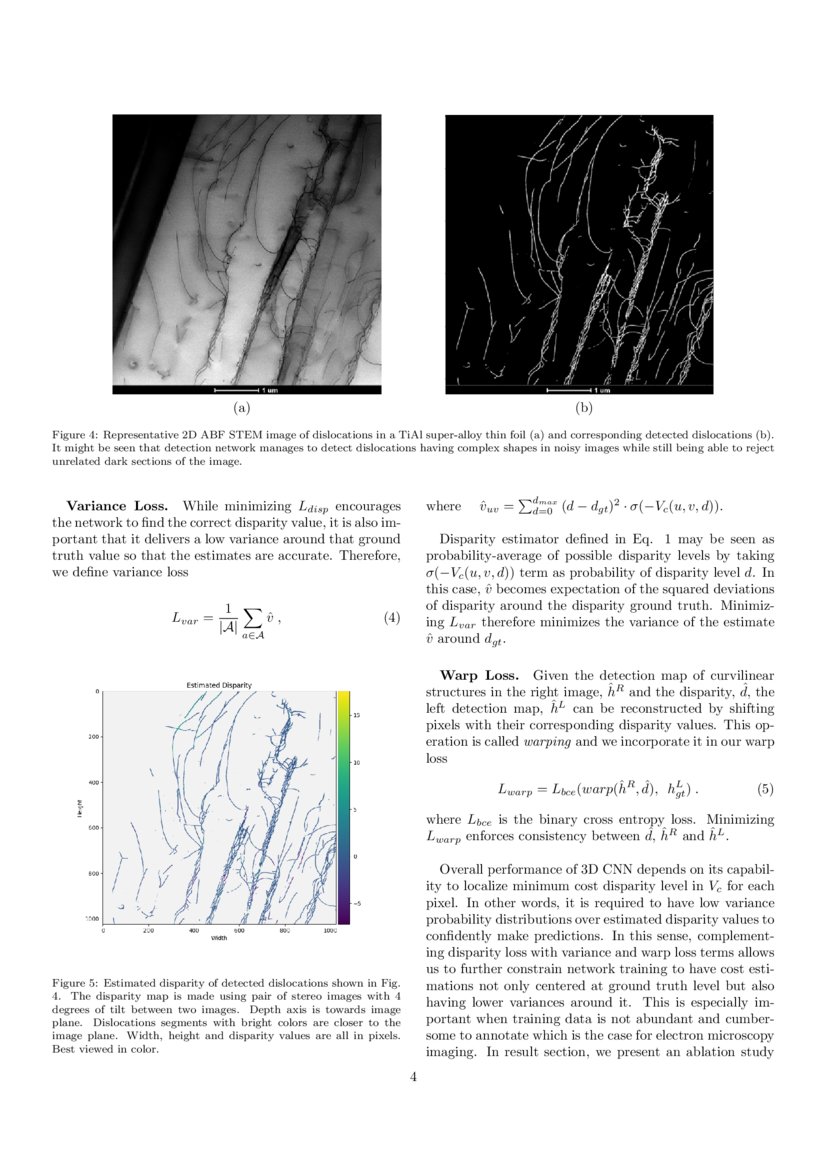 3d Reconstruction Of Curvilinear Structures With Stereo Matching Deepconvolutional Neural
