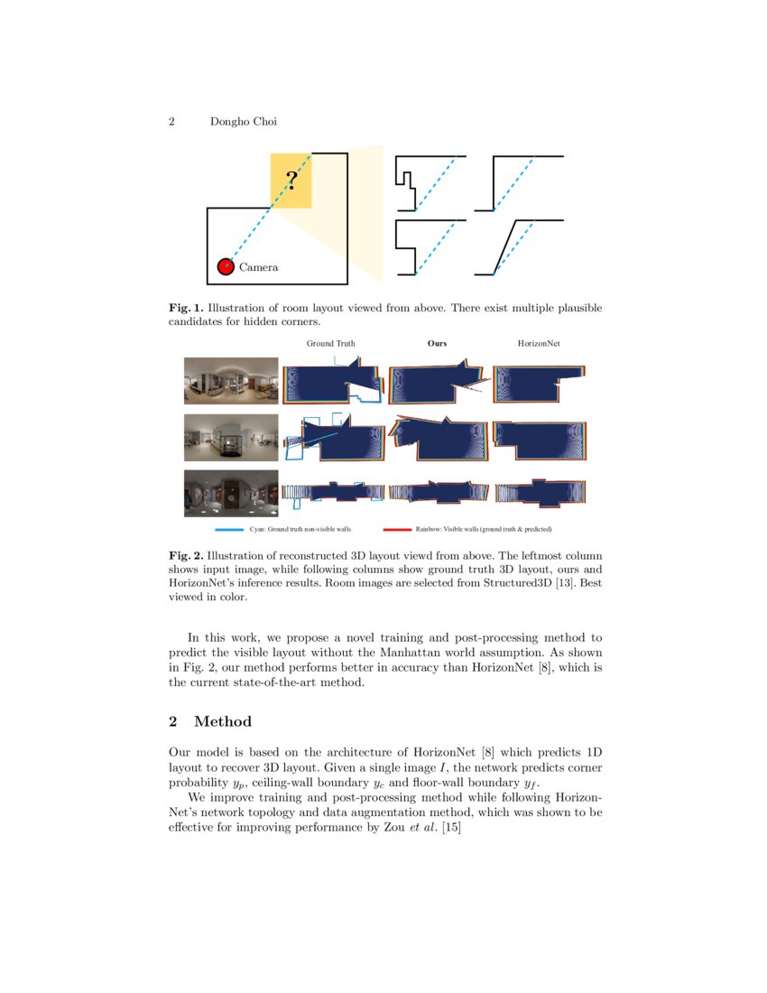 3d Room Layout Estimation Beyond The Manhattan World Assumption Deepai