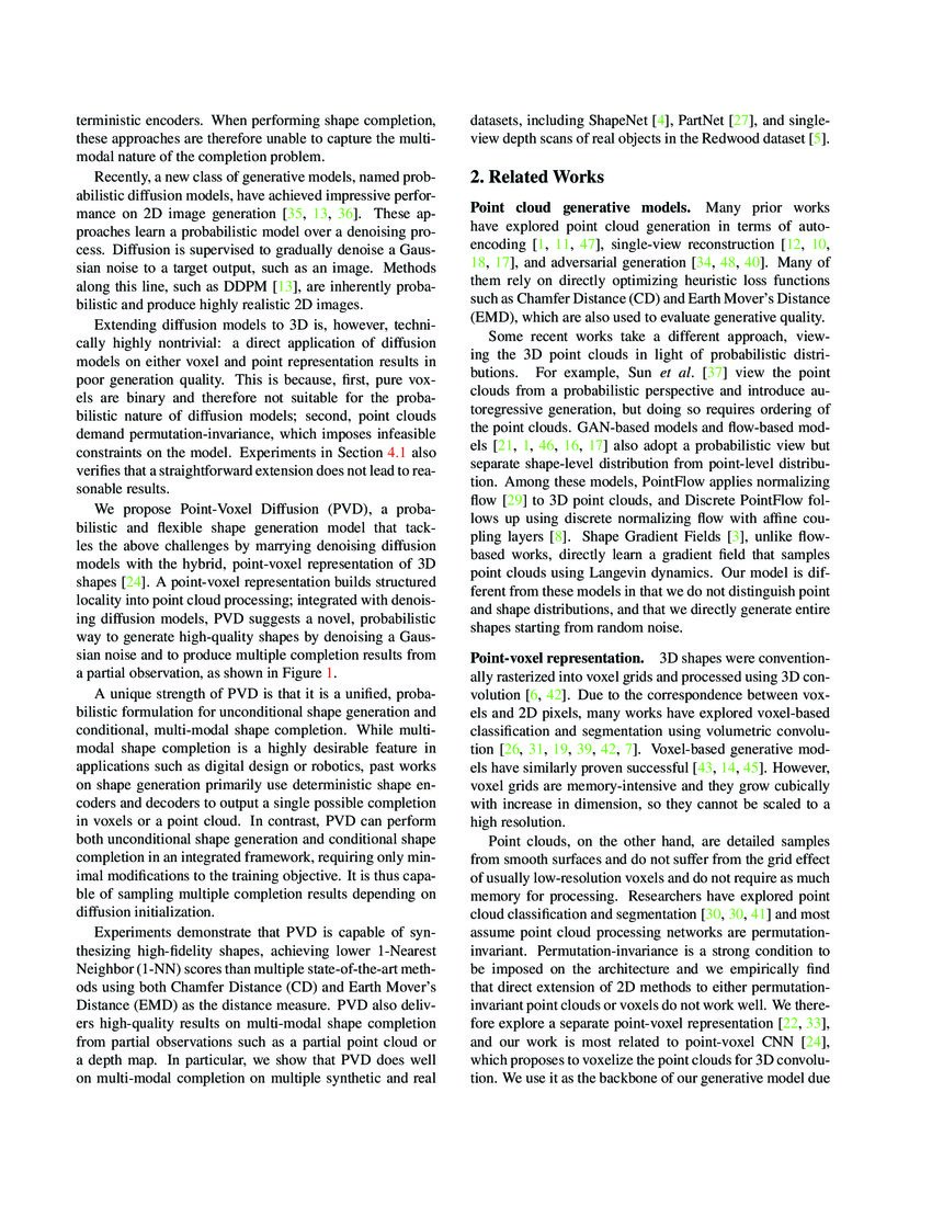 3D Shape Generation and Completion through Point-Voxel Diffusion | DeepAI