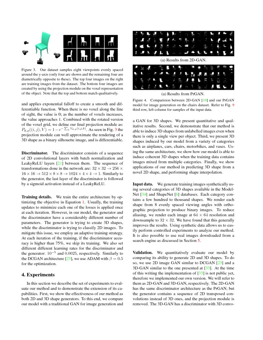 3D Shape Induction from 2D Views of Multiple Objects | DeepAI