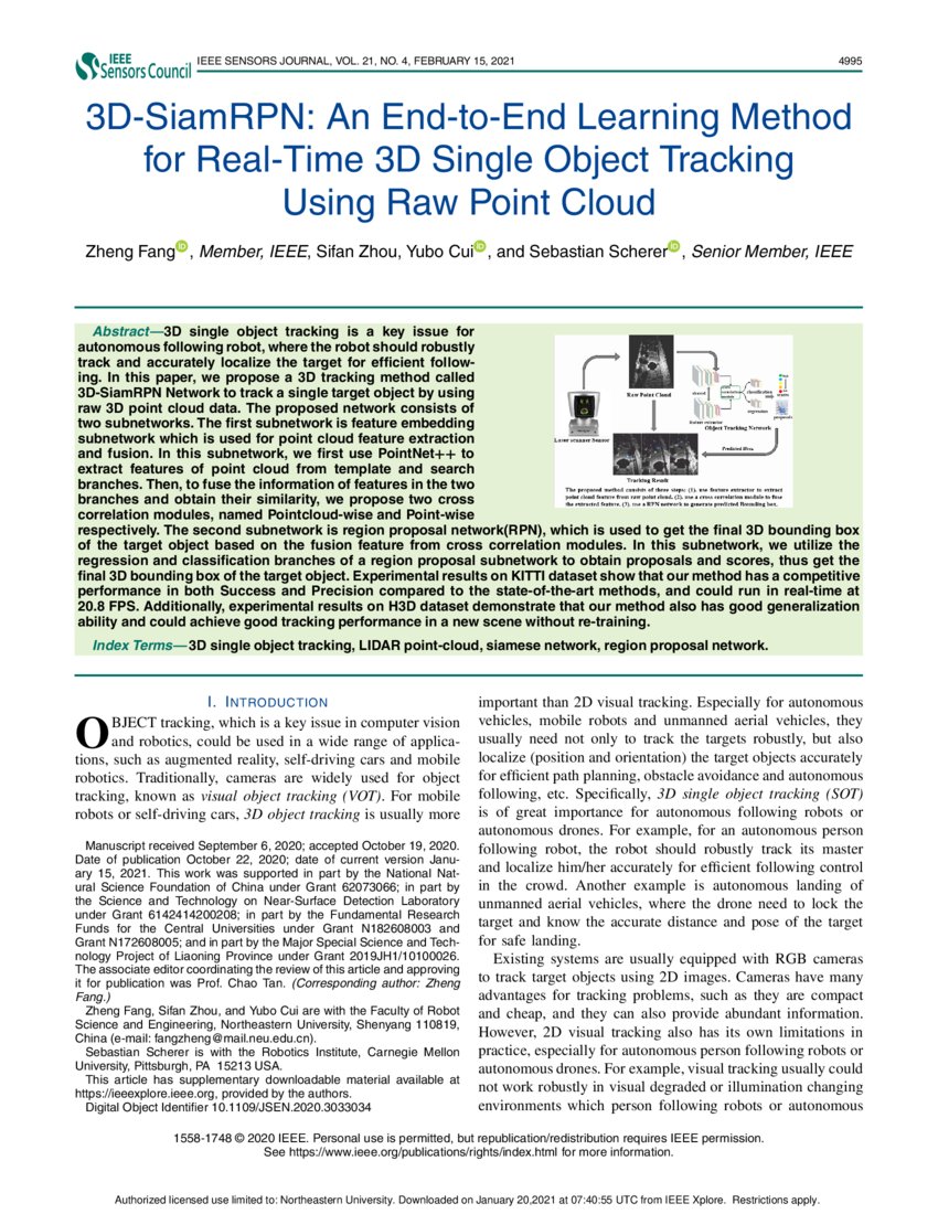 3D-SiamRPN: An End-to-End Learning Method for Real-Time 3D Single ...